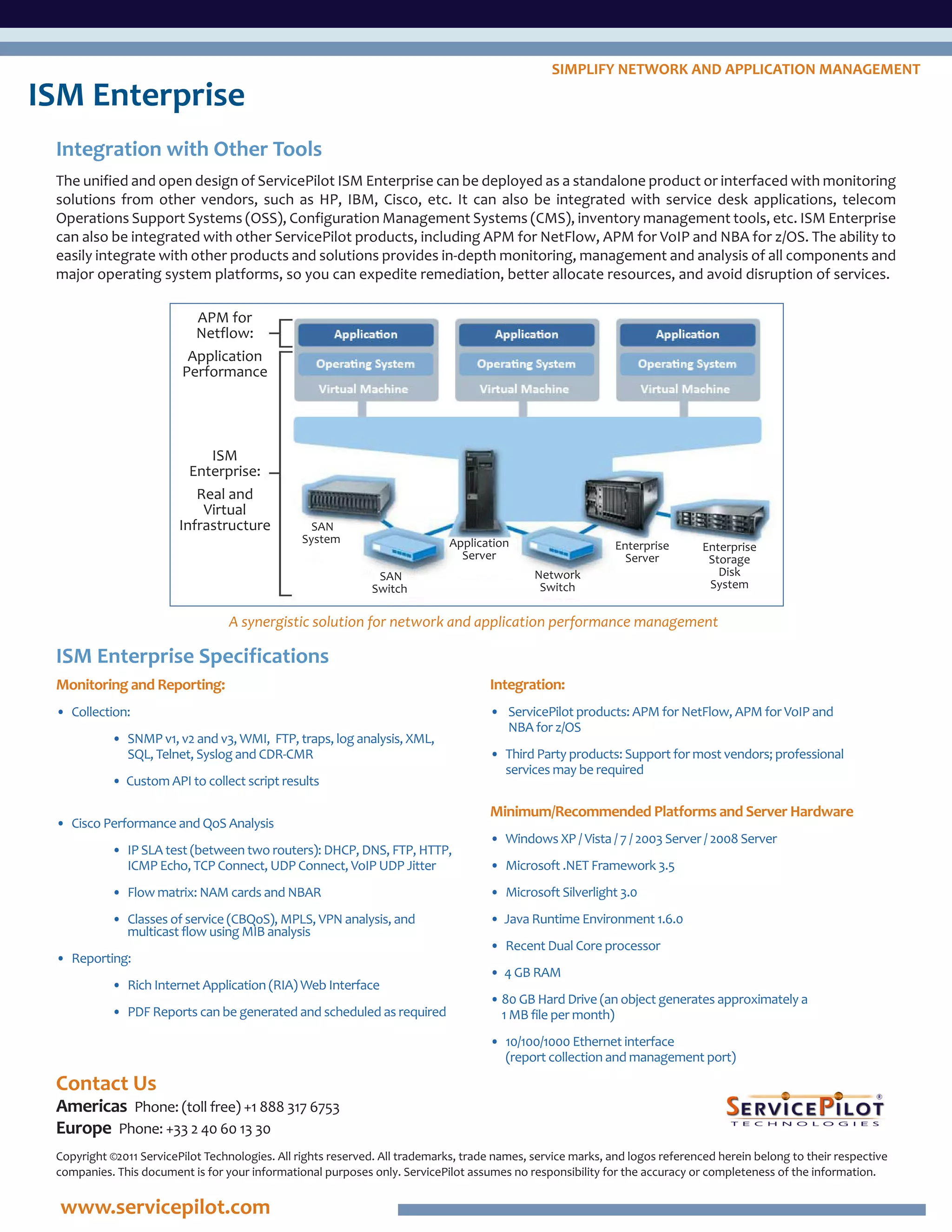 ServicePilot ISM Enterprise Datasheet [EN] | PDF