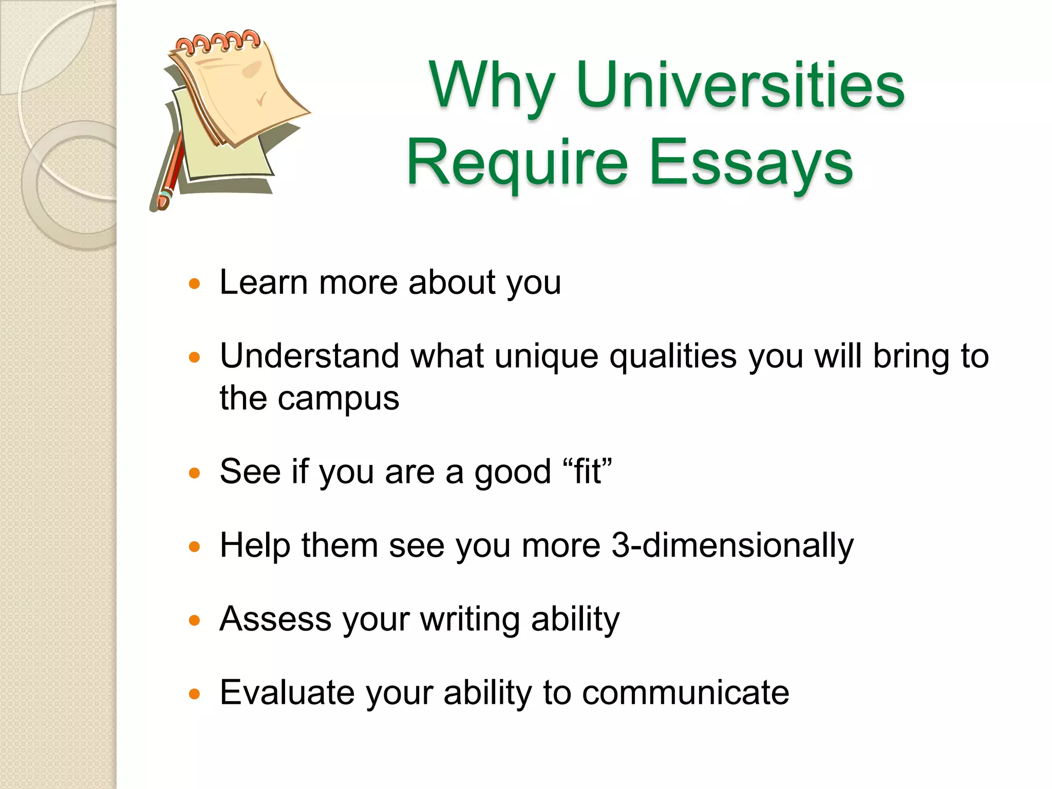 Essay Writing Workshop | PPT