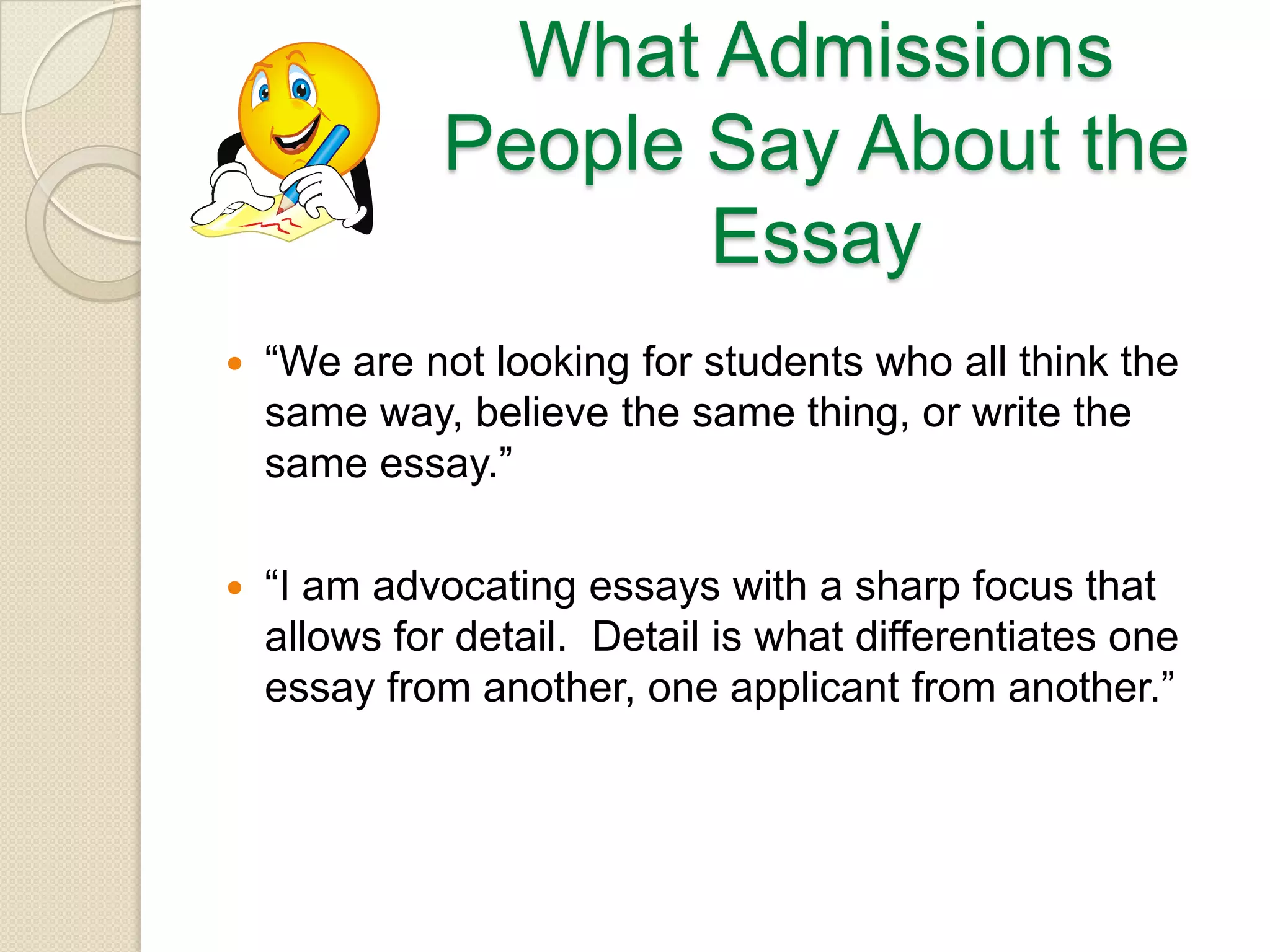 Essay Writing Workshop | PPT