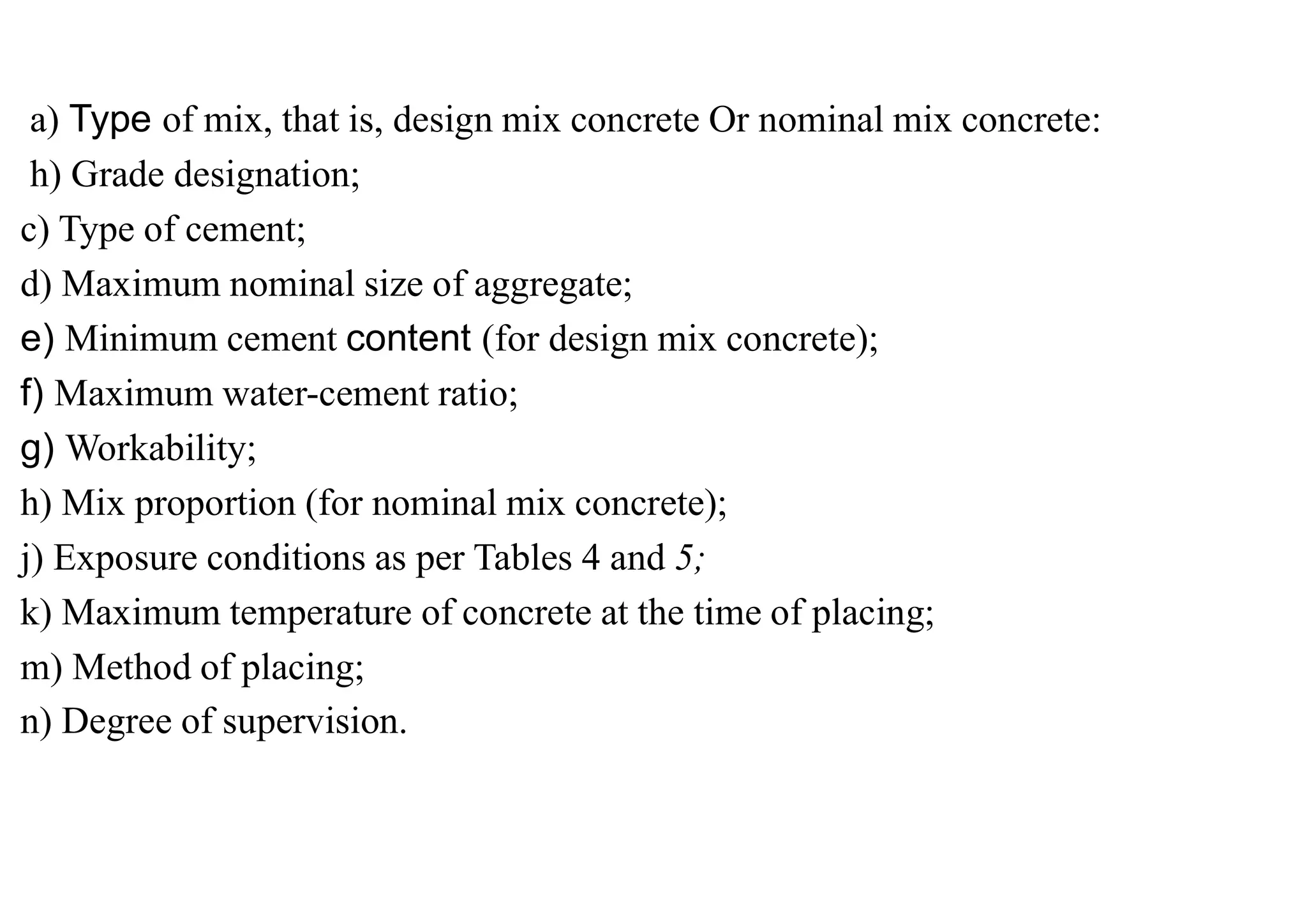 Mix design by Indian standard method for M20 | PDF