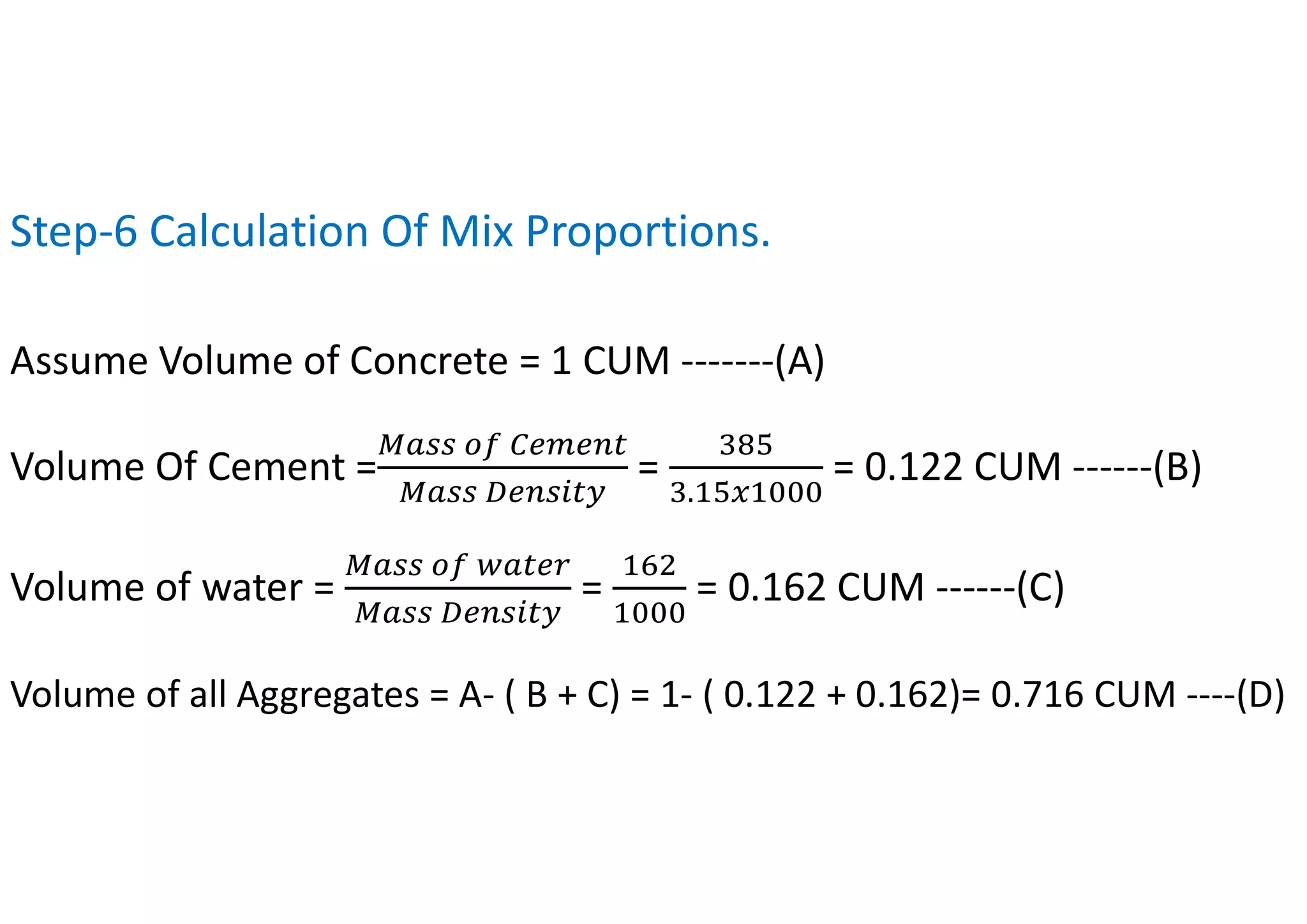 Indian standard method for mix design M45 | PDF