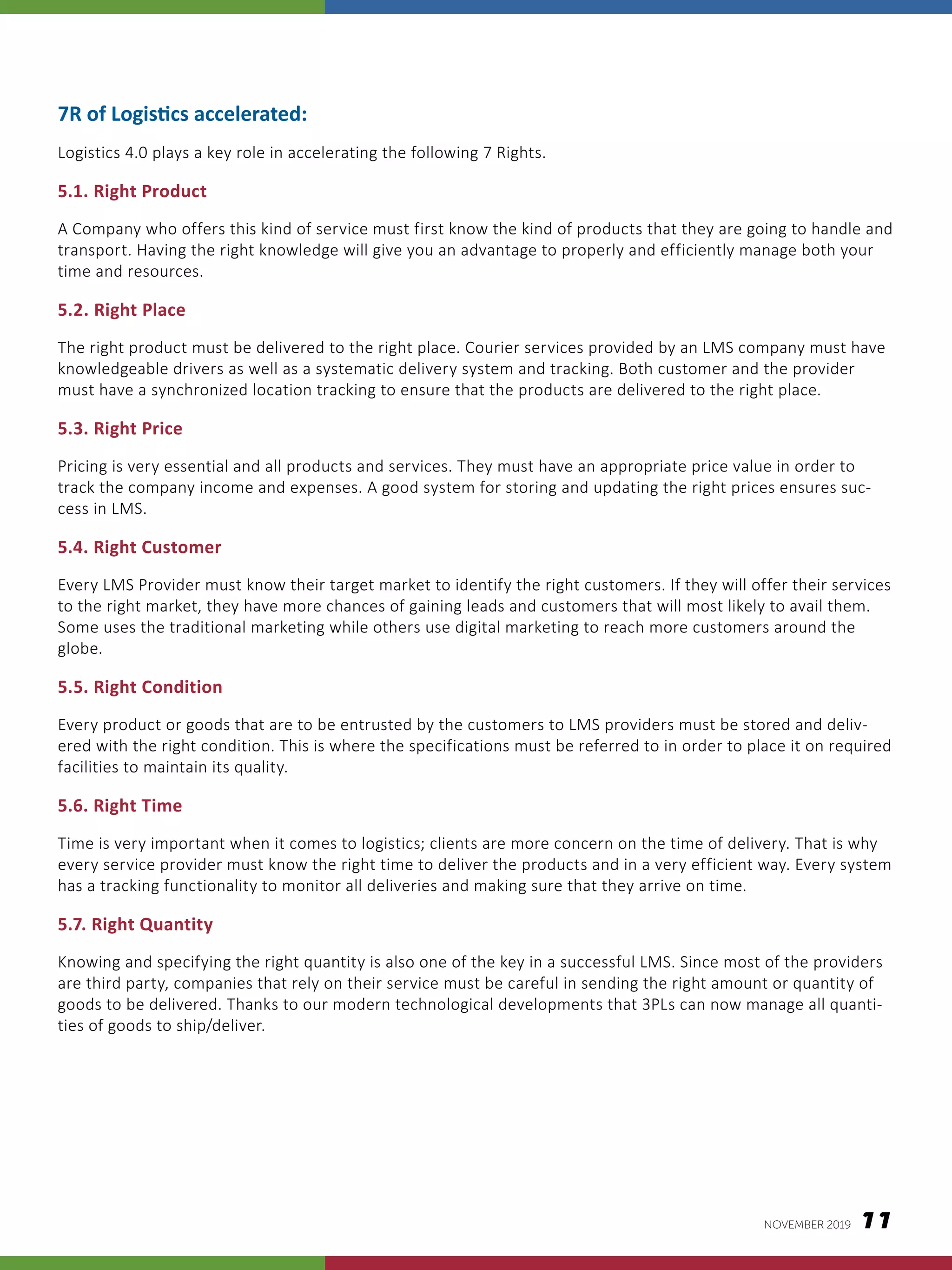 SMART LOGISTICS (LOGISTICS 4.0) | PDF