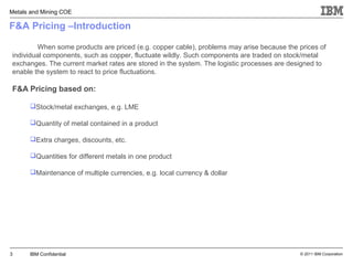 Is mining commodity pricing | PPT