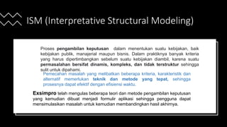 ISM (Interpretative Structural Modeling).pptx
