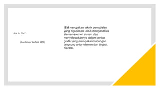 ISM (Interpretative Structural Modeling).pptx