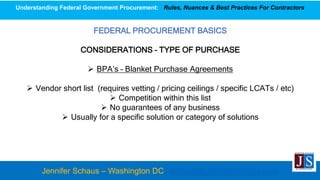 Institute For Supply Management - Understanding Federal Procurement | PPTX