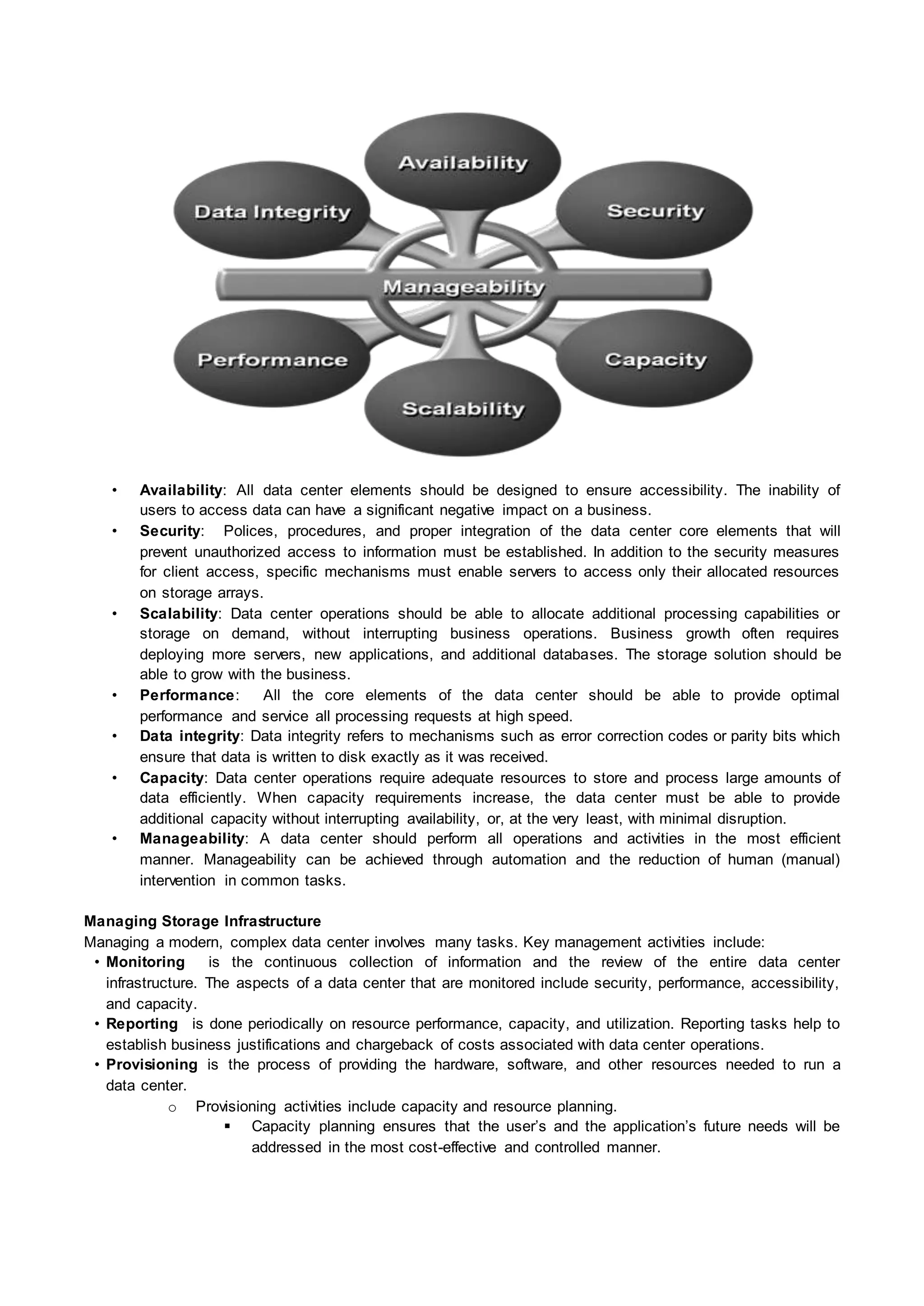 Information Storage and Management notes ssmeena | DOCX