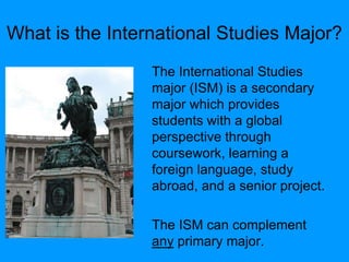 International Studies Major | PPTX | Undergraduate Education | College ...
