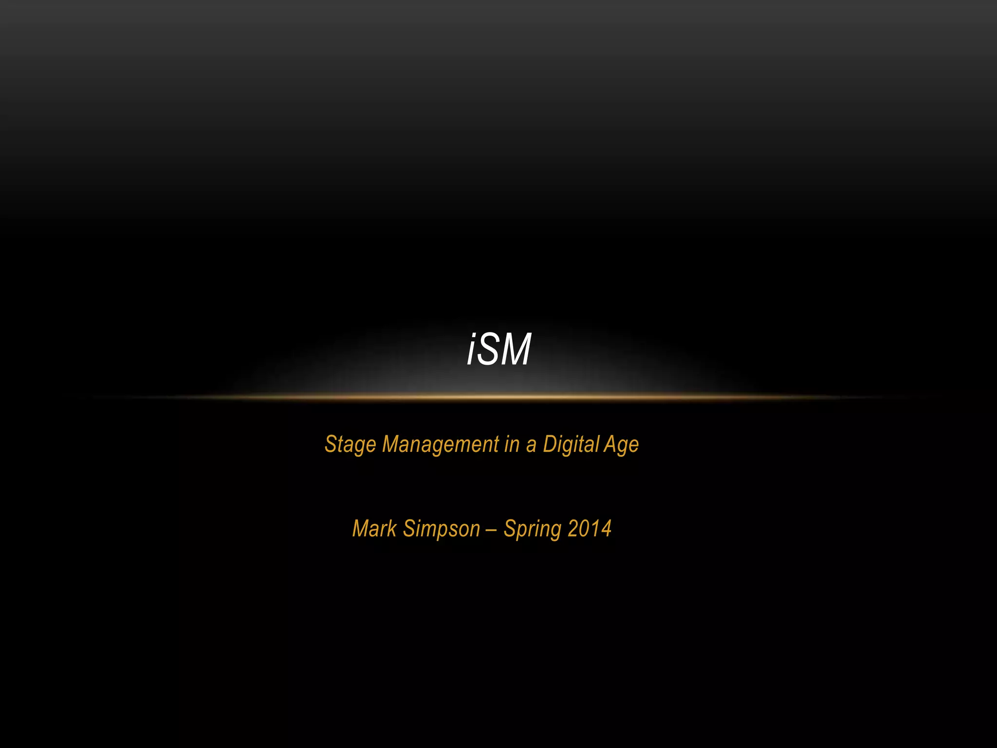 I sm presentation | PPTX