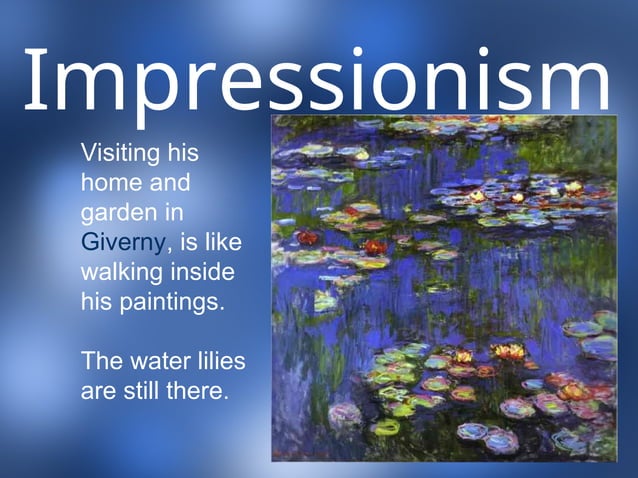 isms-impressionism for kids in year 4 o | PPT