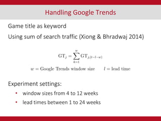 Pre-launch diffusion model parameter estimation using online search traffic data | PPT