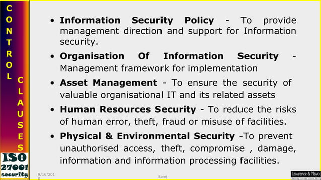 Isms awareness training | PPT