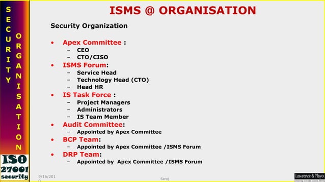 Isms awareness training | PPT