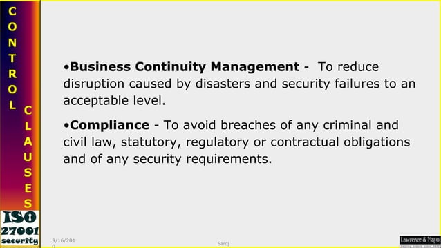 Isms awareness training | PPT