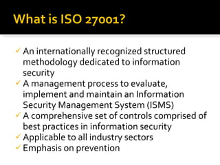 ISMS Part I | PPT | Information and Network Security | Computing