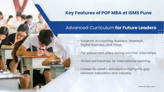 PGP MBA at ISMS Pune | Full Form, Meaning & Career Benefits | PPT