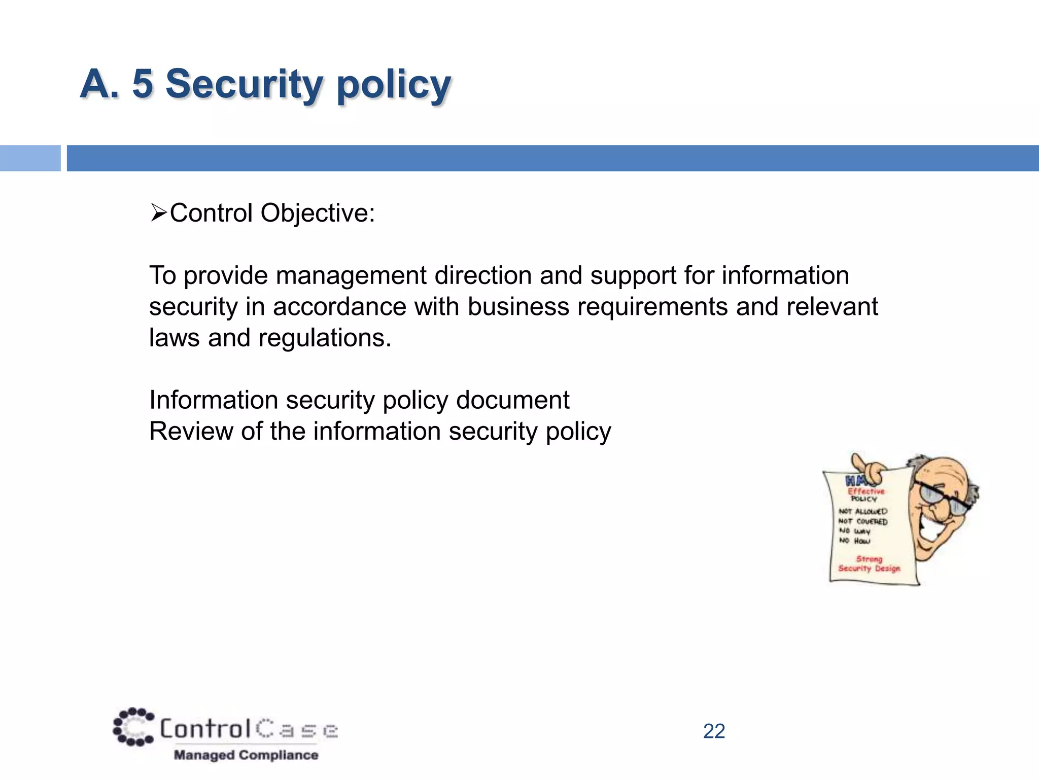 Information Security Management System ISO/IEC 27001:2005 | PPTX