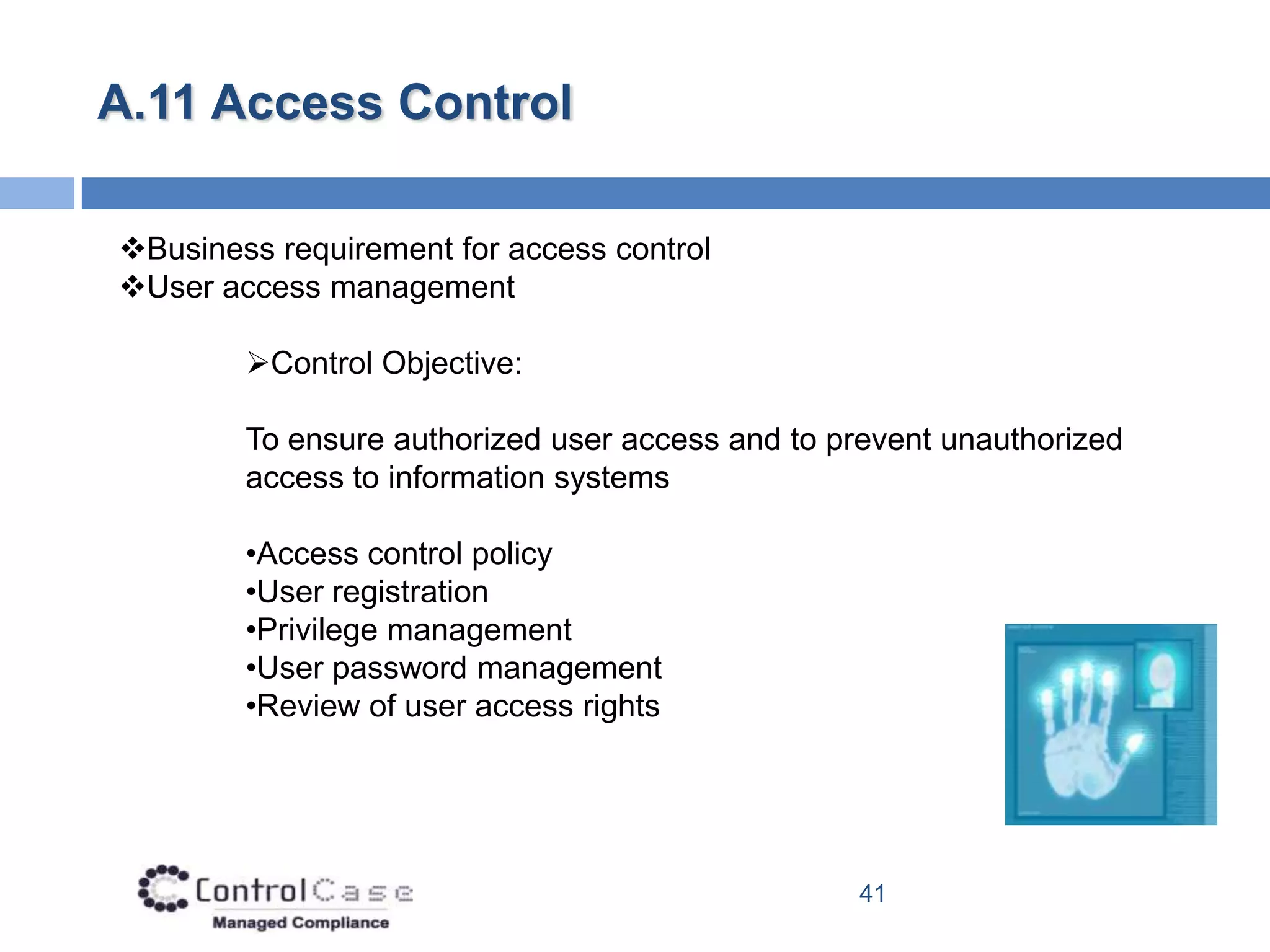 Information Security Management System ISO/IEC 27001:2005 | PPTX