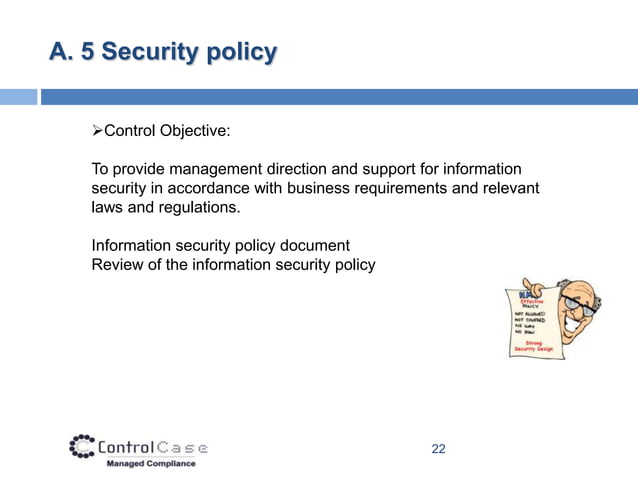 Information Security Management System ISO/IEC 27001:2005 | PPTX