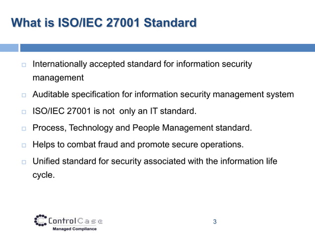 Information Security Management System ISO/IEC 27001:2005 | PPTX