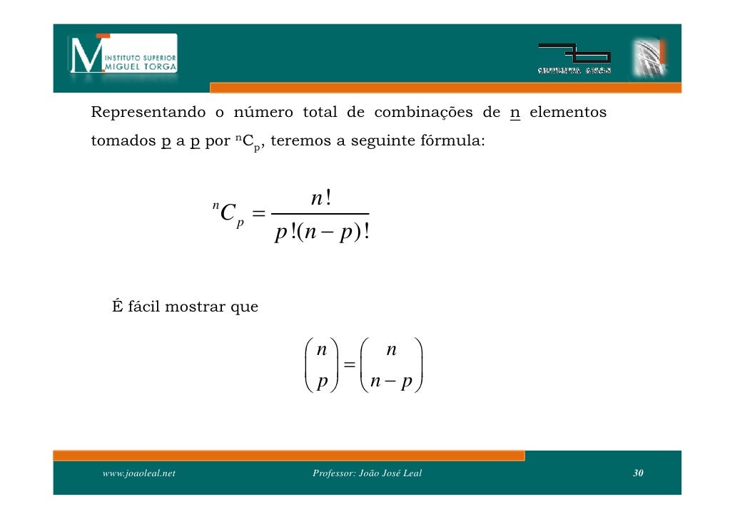 Probabilidades - parte 2 (ISMT)