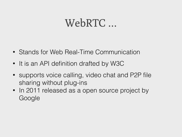 ISM APAC TechTalk - WebRTC - Dimuthu Nilanka | PPT