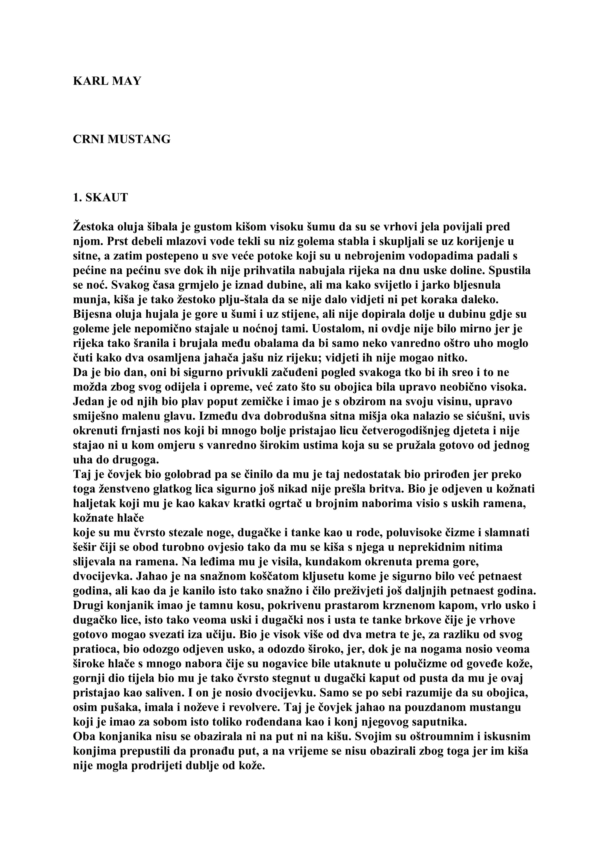 Karl maj crni mustang | PDF