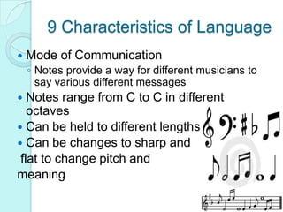 Is music a language | PPTX | Musicals | Genres