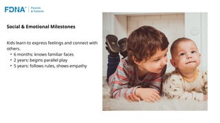 Child Development Milestones: From 2 Months to 6 Years | PPTX