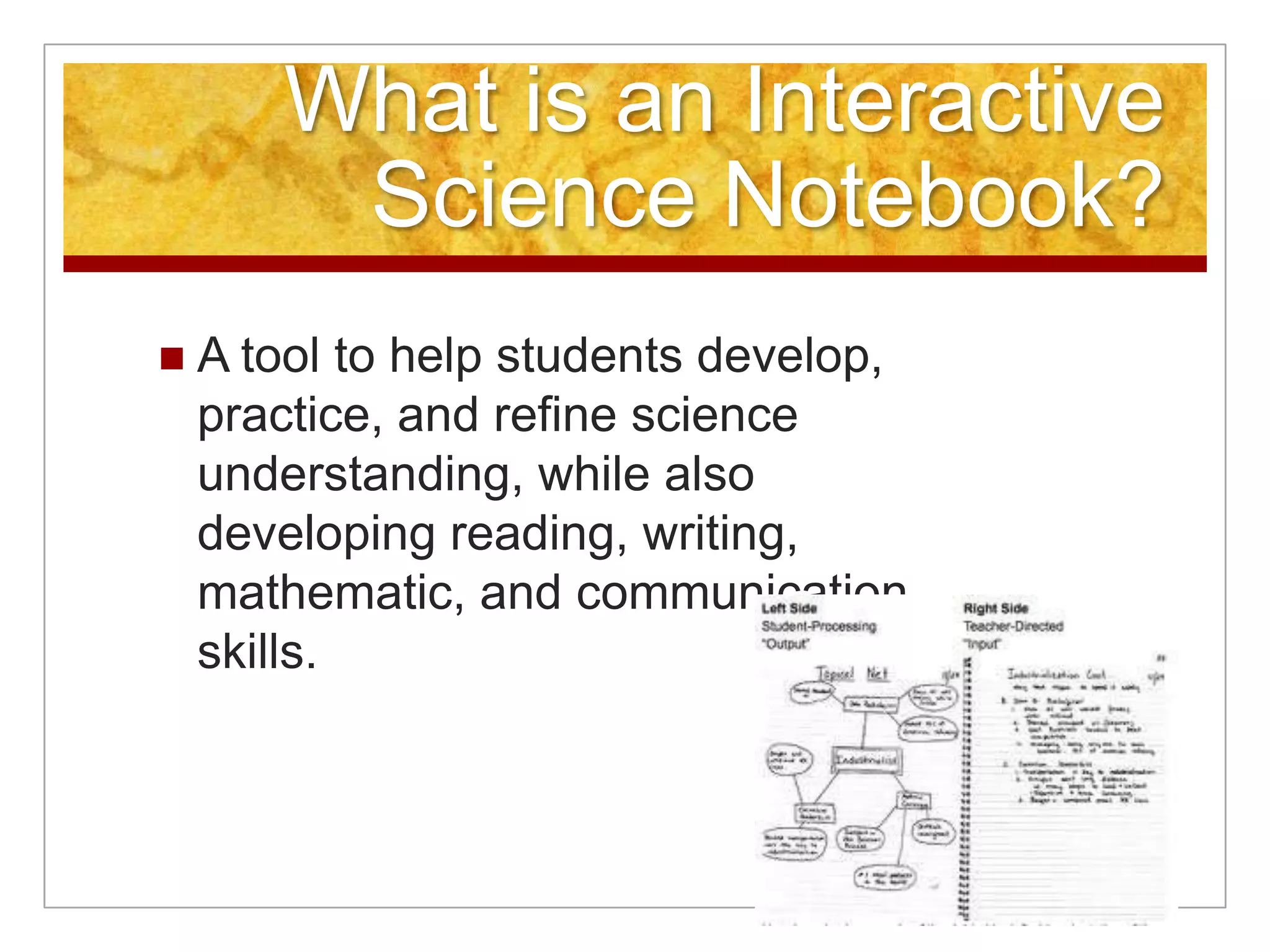 Interactive Science Notebooks: A Parent's Guide | PPTX | Educational ...