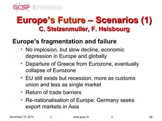 Managing European Security in a Globalized World: What is Its Future? | PPT