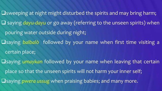 Isnag tribe | PPTX | Zoos & Aquariums | Attractions