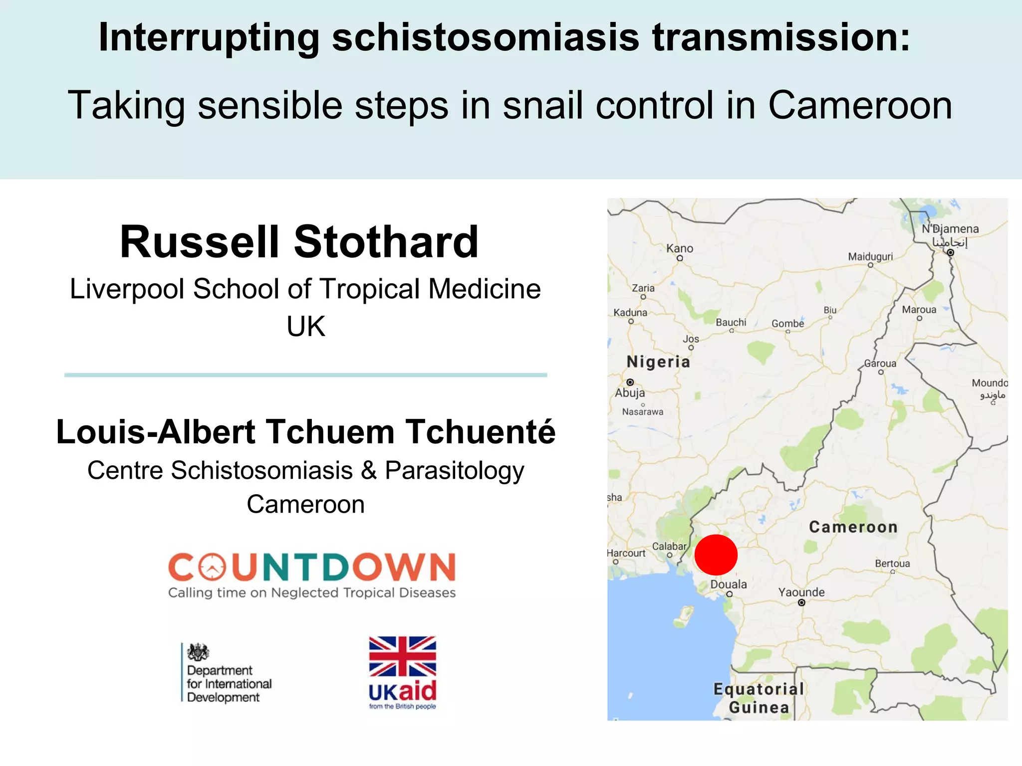 Interrupting Schistosomiasis Transmission: Taking sensible steps in ...