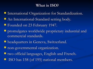 Iso | PPT