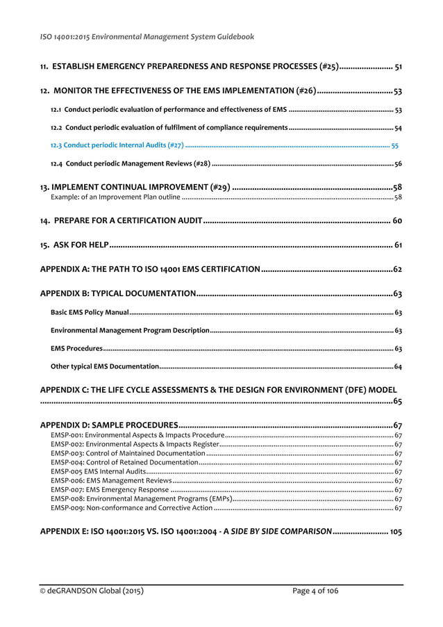 ISO 14001 Implementation Guide for Environmental Management Systems (EMS) | PDF