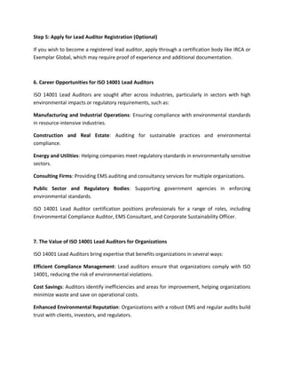 ISO 14001 Lead Auditor Training Certification: A Complete Guide | PDF