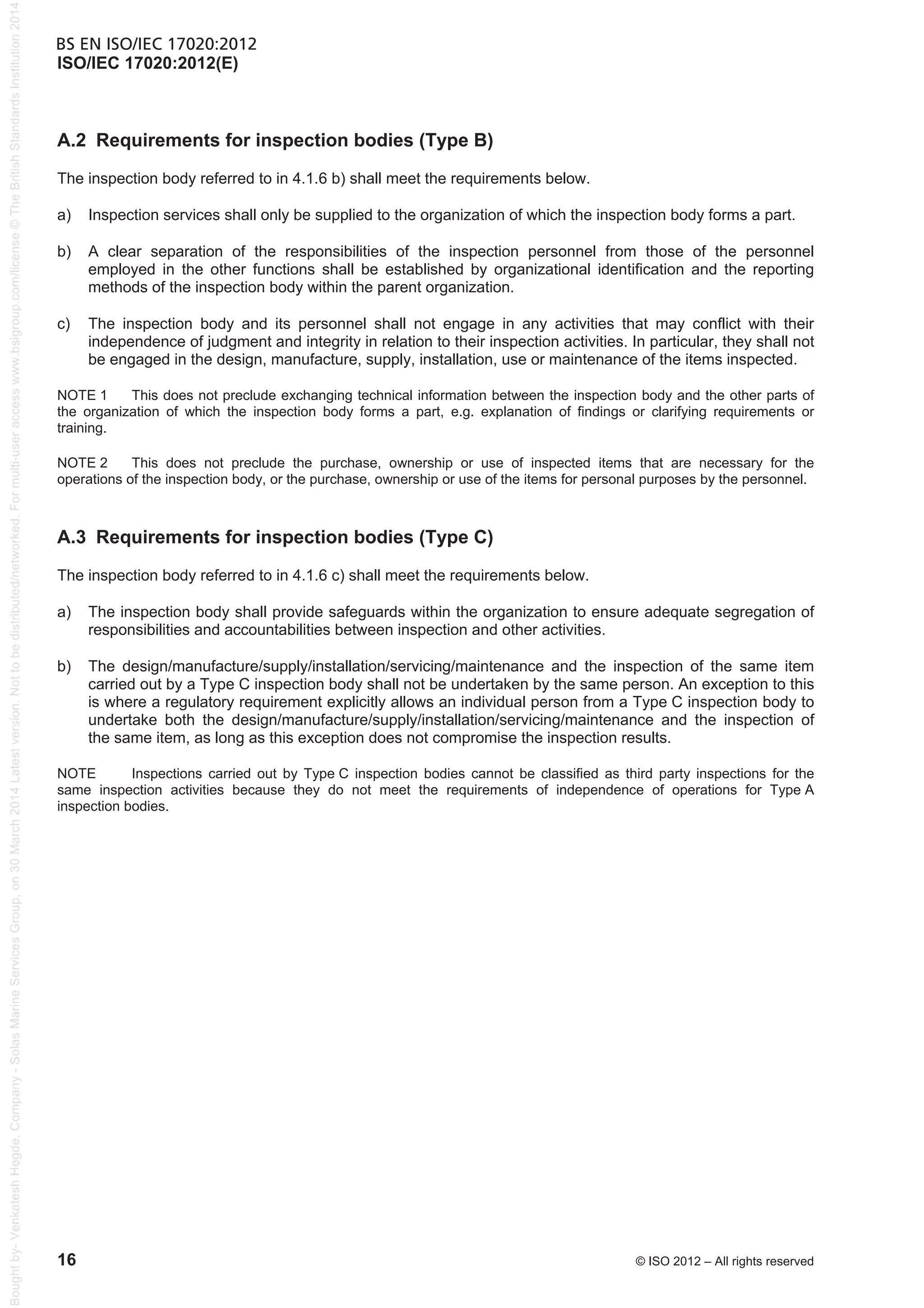 ISO - 17020 - 2012 - LE - Insp Bodies.pdf | Business Accounting ...