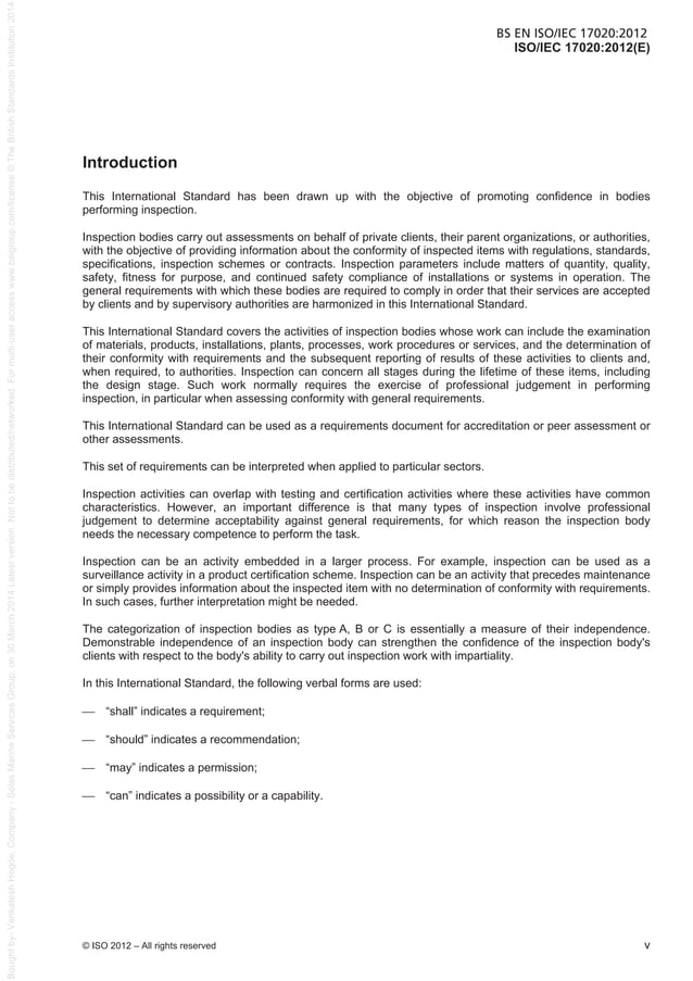 ISO - 17020 - 2012 - LE - Insp Bodies.pdf | Business Accounting ...
