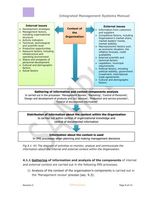 Integrated Management System Manual Template (Preview) | PDF