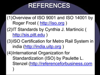 ISO - International Organization for Standardization | PPTX