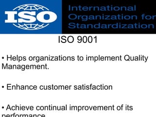 ISO - International Organization for Standardization | PPTX