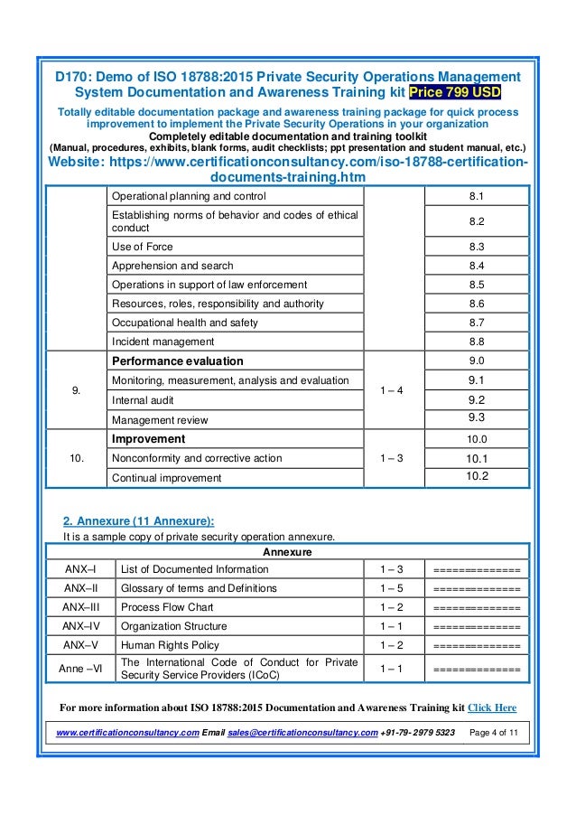 Iso 18788-documents | PDF