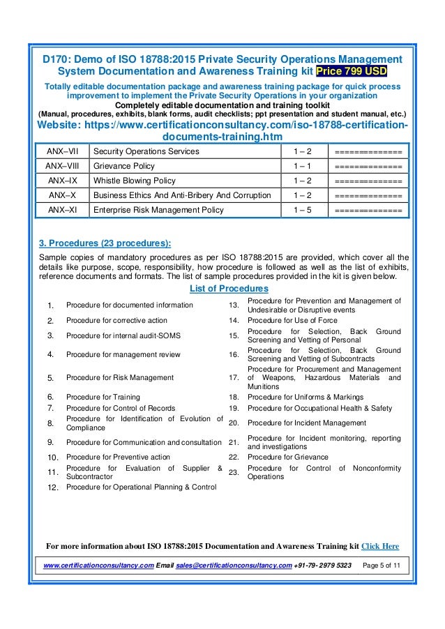 Iso 18788-documents | PDF