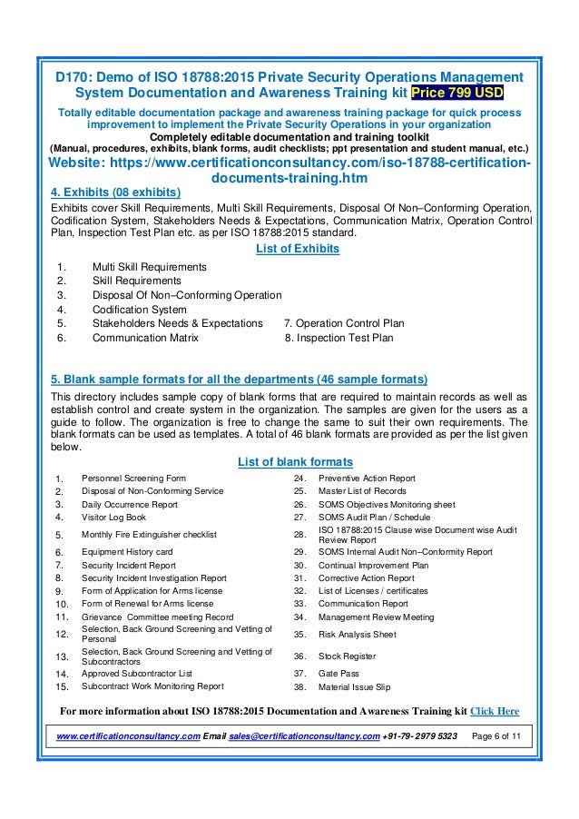 Iso 18788-documents | PDF