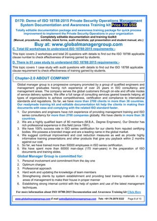 Ready-to-use Documentation for ISO 18788 with Training Kit - Free Demo ...