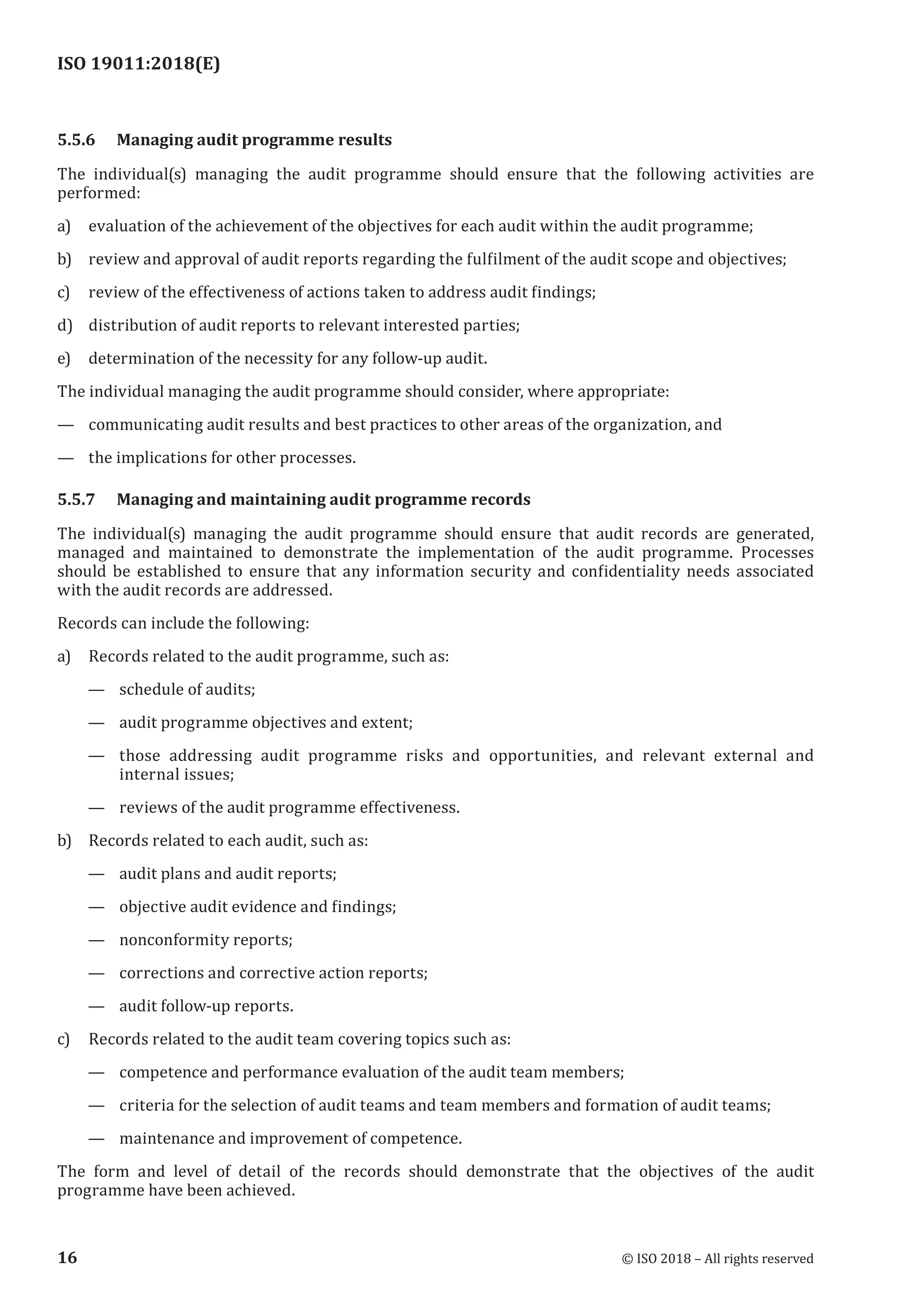 ISO-19011-2018 standard guidelines for managment system suditing | PDF
