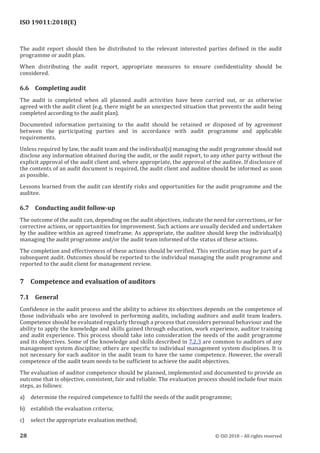 ISO-19011-2018 standard guidelines for managment system suditing | PDF