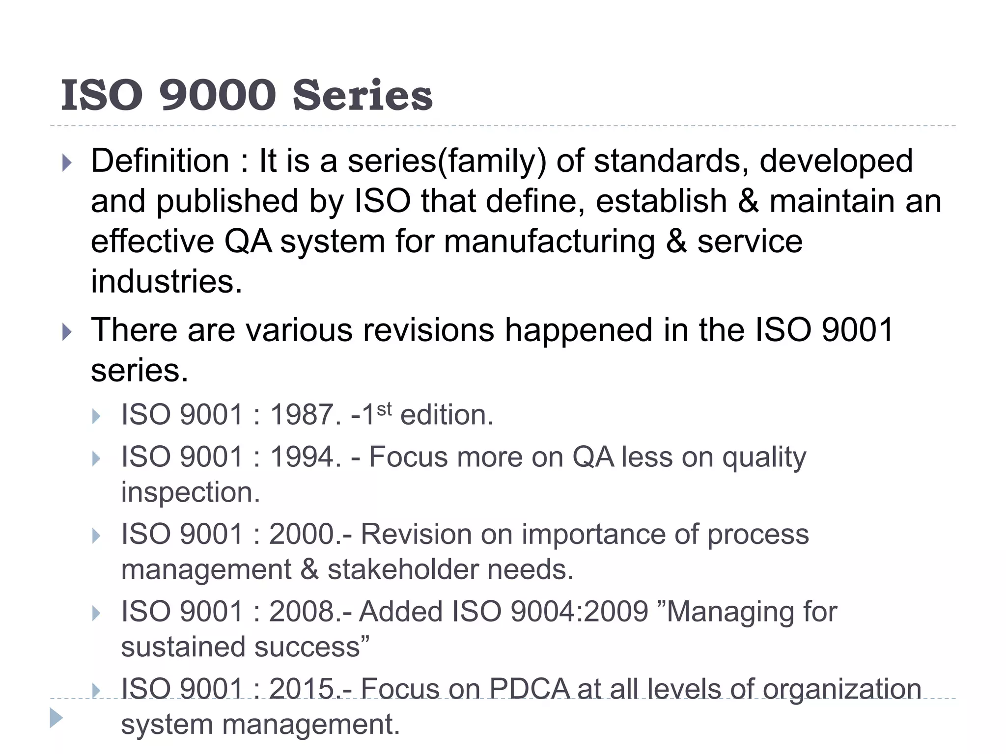 ISO INTERNATIONAL ORGANIZATION FOR STANDARDIZATION | PPTX