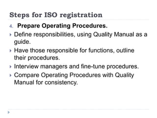 ISO INTERNATIONAL ORGANIZATION FOR STANDARDIZATION | PPTX