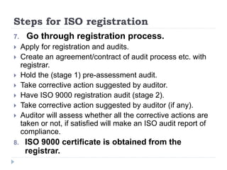ISO INTERNATIONAL ORGANIZATION FOR STANDARDIZATION | PPTX